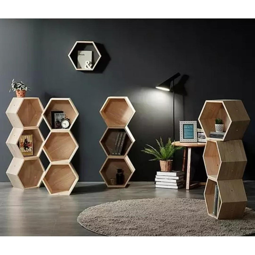 ABEL Honeycomb Wall Display Shelf | Shopee Singapore
