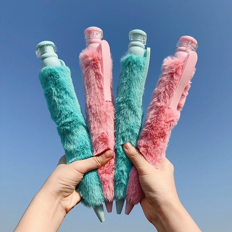Giant Ballpoint Pen Cute Little Monster Plush Pen Neutral Pen ...