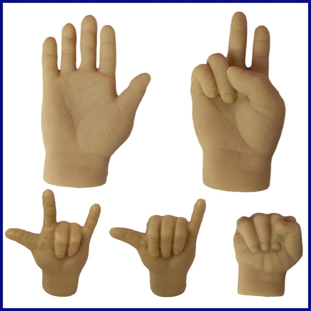 Finger Toy Hand Mini Hand Puppet Fake Small Finger Hand Mini Hand ...
