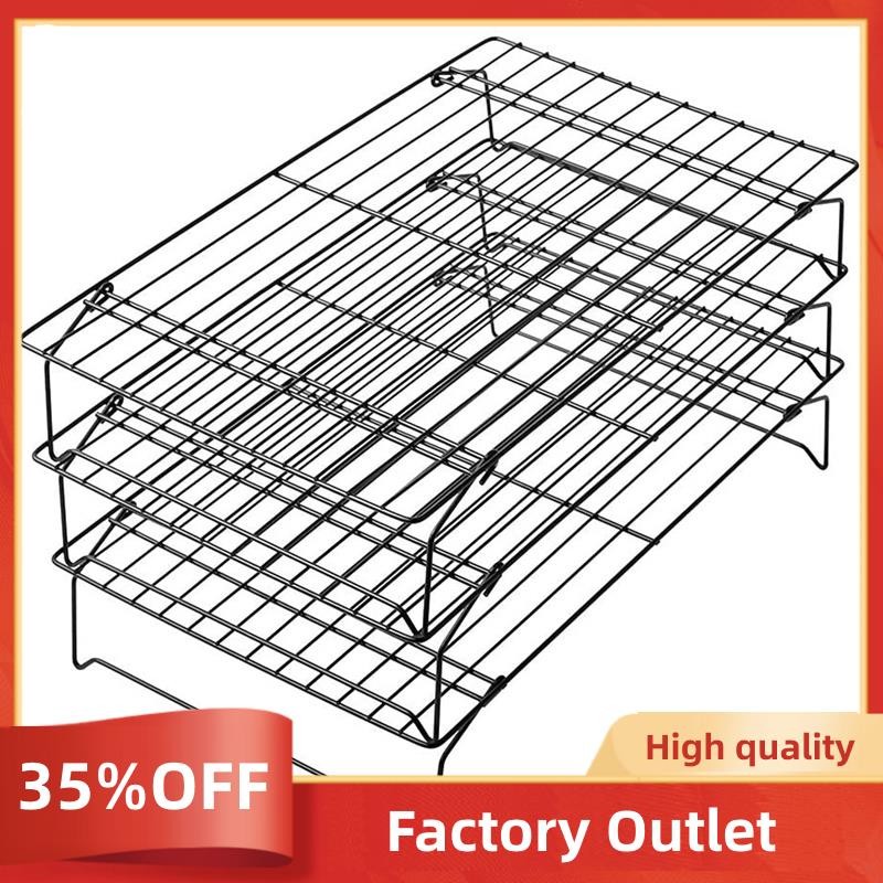 Grade 3Tier Cooling Rack Stackable Cooling Racks for Cookies Thick-Wire ...