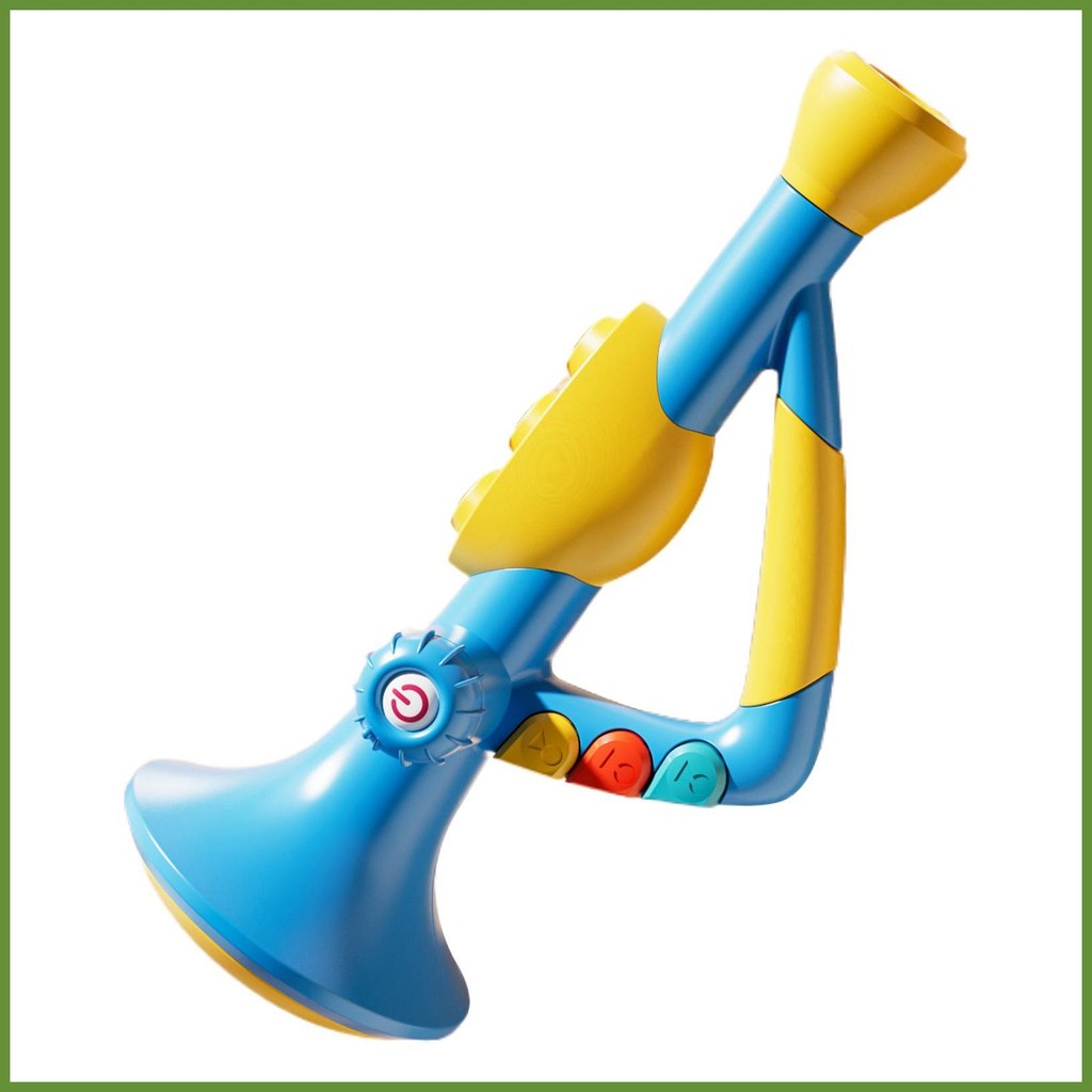 Toy Trumpet for Kids Simulated Wind Brass Play Horn Children Preschool ...