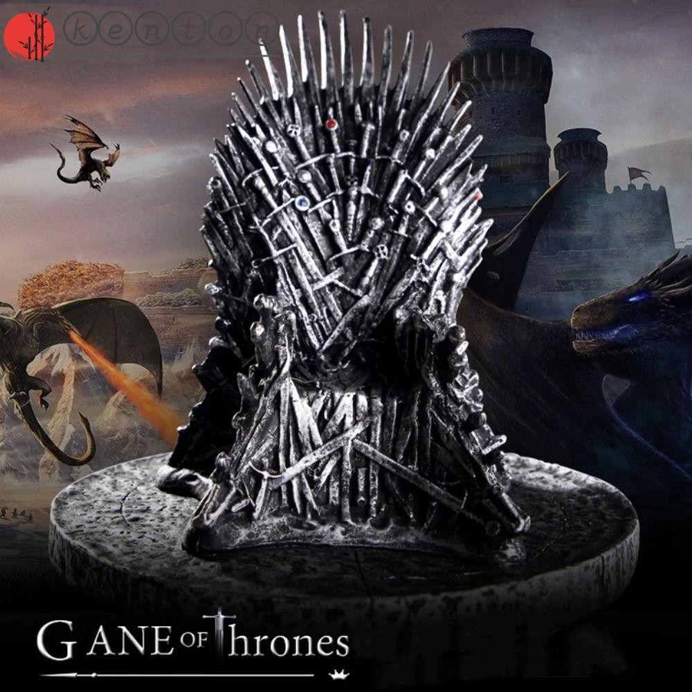 KENTON Thrones Action Figure, Scene Model Home Decor Iron Throne Figure ...