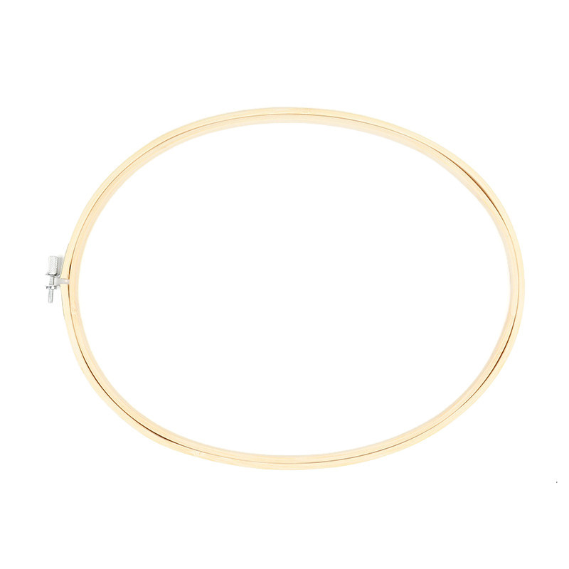 OP Bamboo Frame Embroidery Hoop Ring DIY Embroidery Paing Cross Stitch ...
