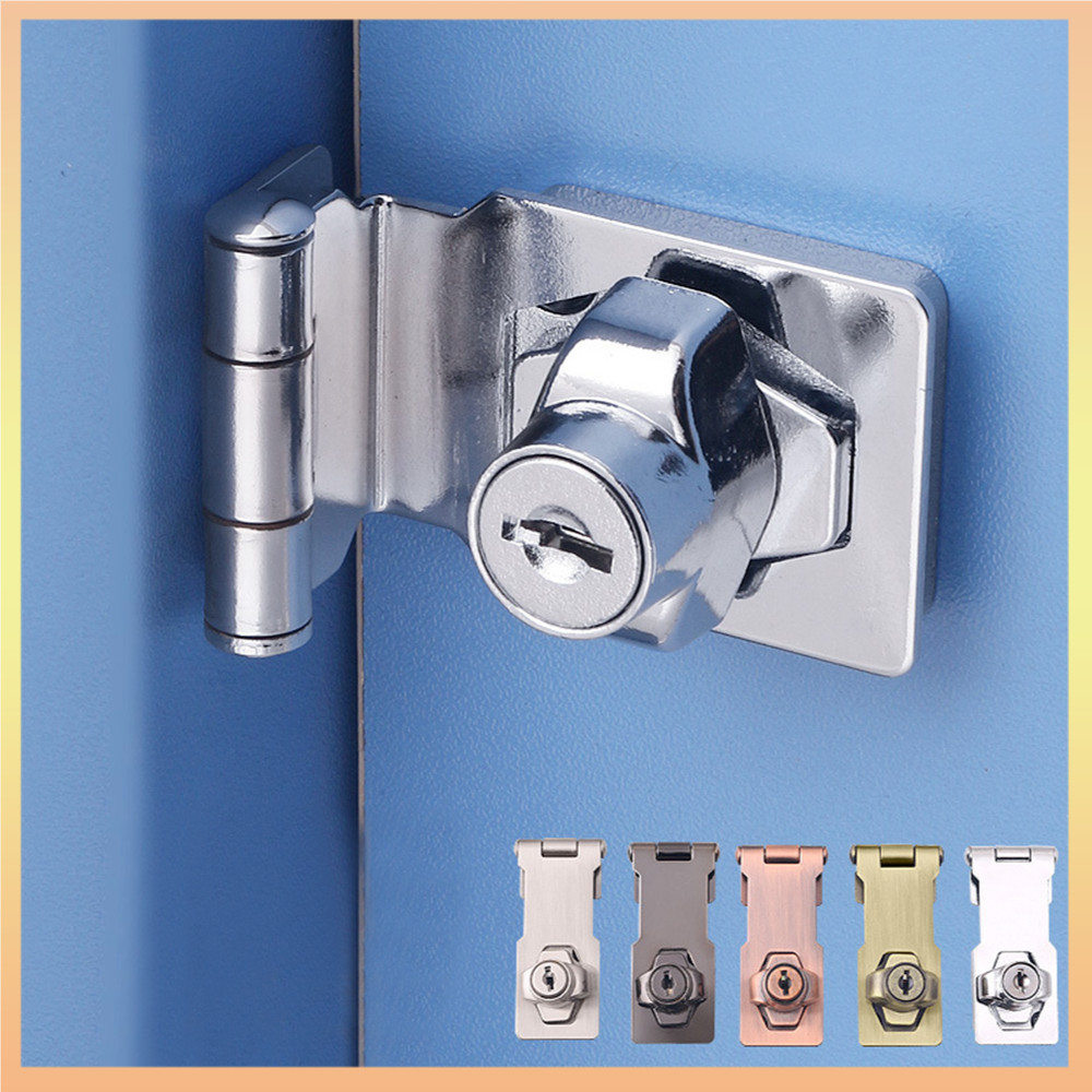 Punch-free With Lock Drawer Locks Letter Box Locker Double Door Cabinet ...