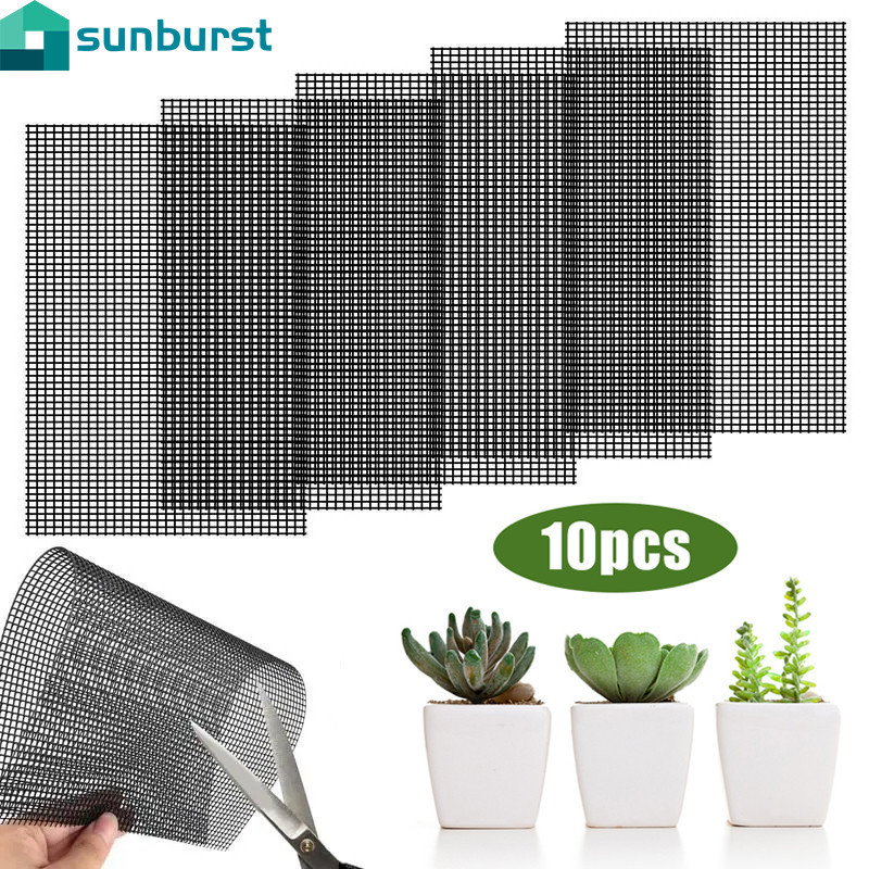 50Pcs Flower Pot Hole Mesh Pad - Gardening Tool - Succulent Plant ...