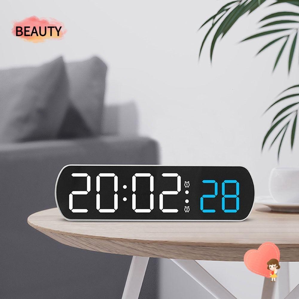 BEAUTY Electronic Clock, Multi-functional Temperature Date Digital LED ...