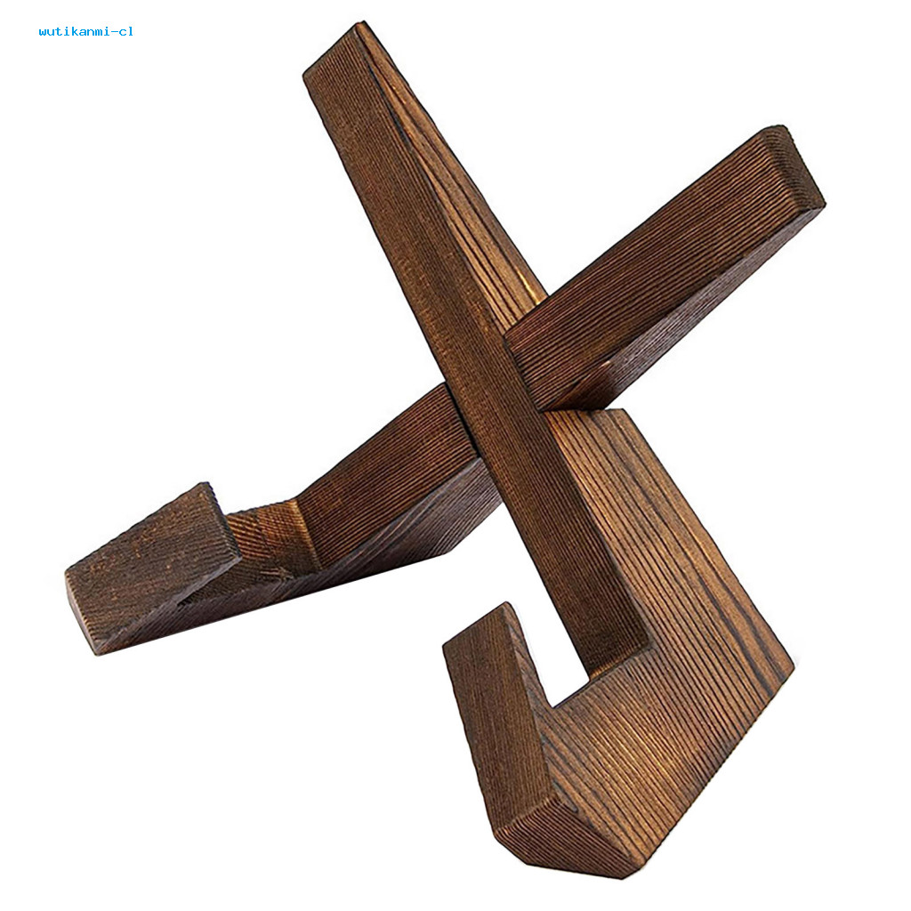 wutikanmi Bowl Display Stand Deep Bowls Platter Wooden Plate Stand ...