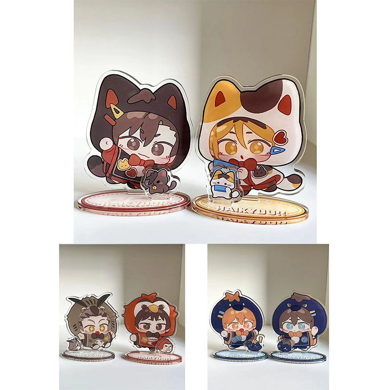 Anime haikyuu!!! 5cm small double-insert shape standee hinata kageyama ...