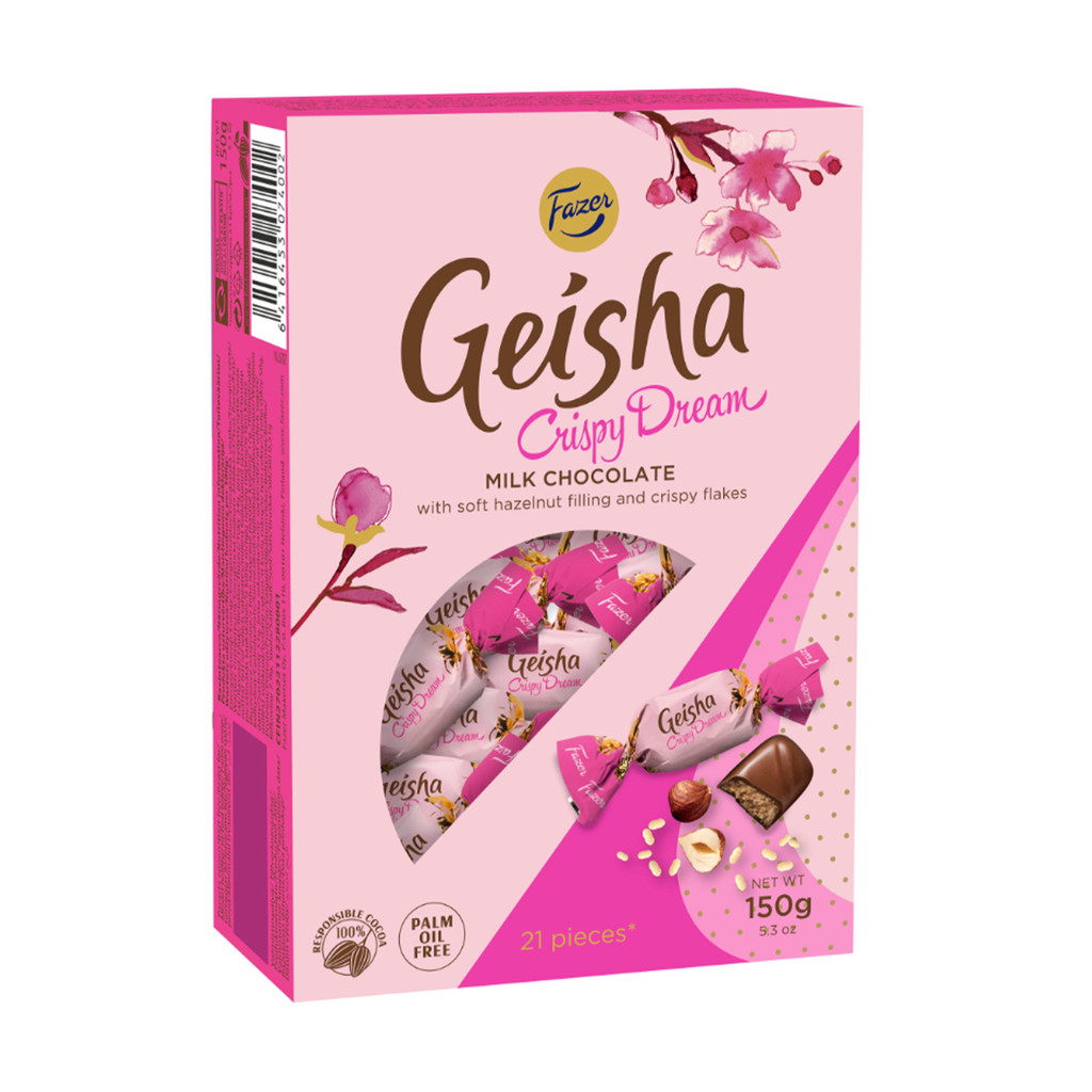Geisha Crispy Dream Milk Chocolate 150g | Shopee Singapore