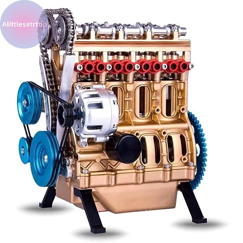 Alittlesetrtop 2025 New Full Metal Car Engine Assembly Kit Model Toys ...