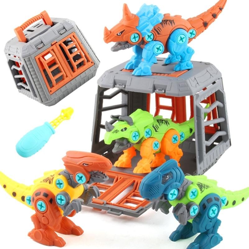 youn Kids Dinosaur Toy Disassembly Assembly Dino Toys Educational ...