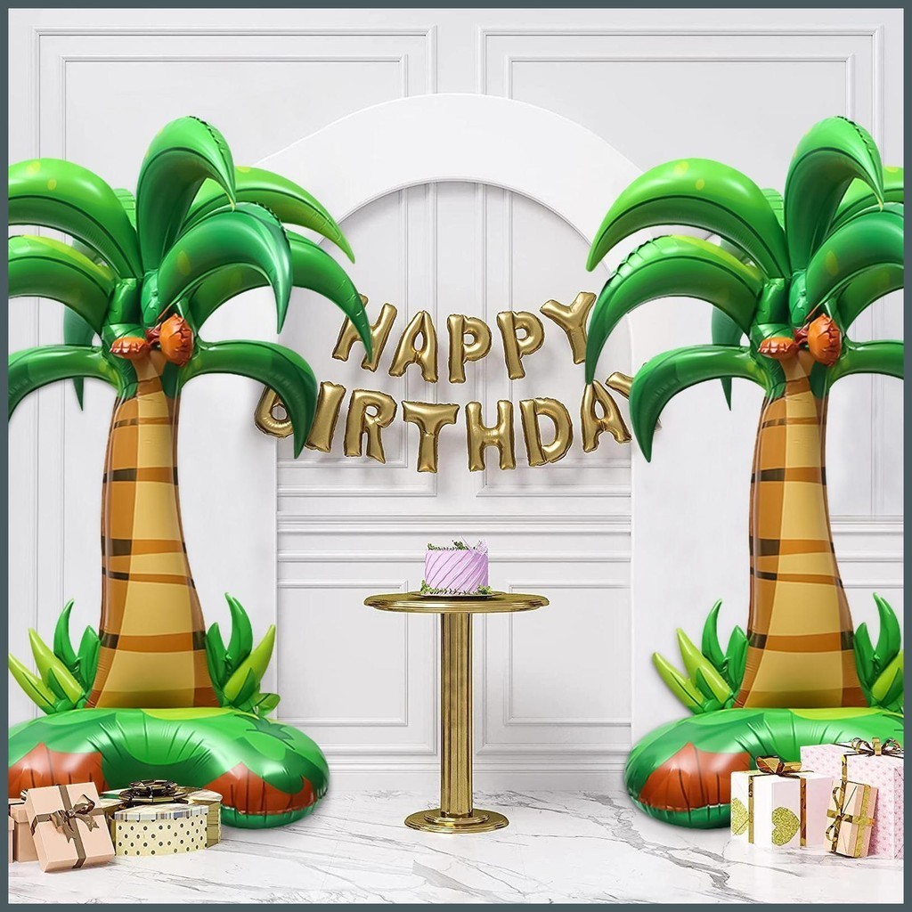 Coconut Tree Balloons 4D Standing Foil Balloon Coconut Tree Foil ...
