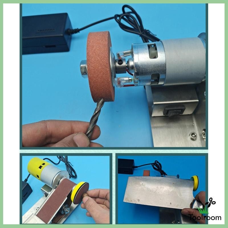[ Grinder Belt Sander US Plug Fixed Angle Electric Belt Sander Grinder ...