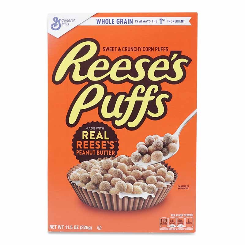 General Mills Reese's Puffs Peanut Butter Corn Puffs 368g | Shopee ...