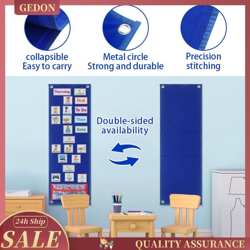 [Gedon] Visual Schedule Chart for Kids Weekly Progress Chart Reusable ...