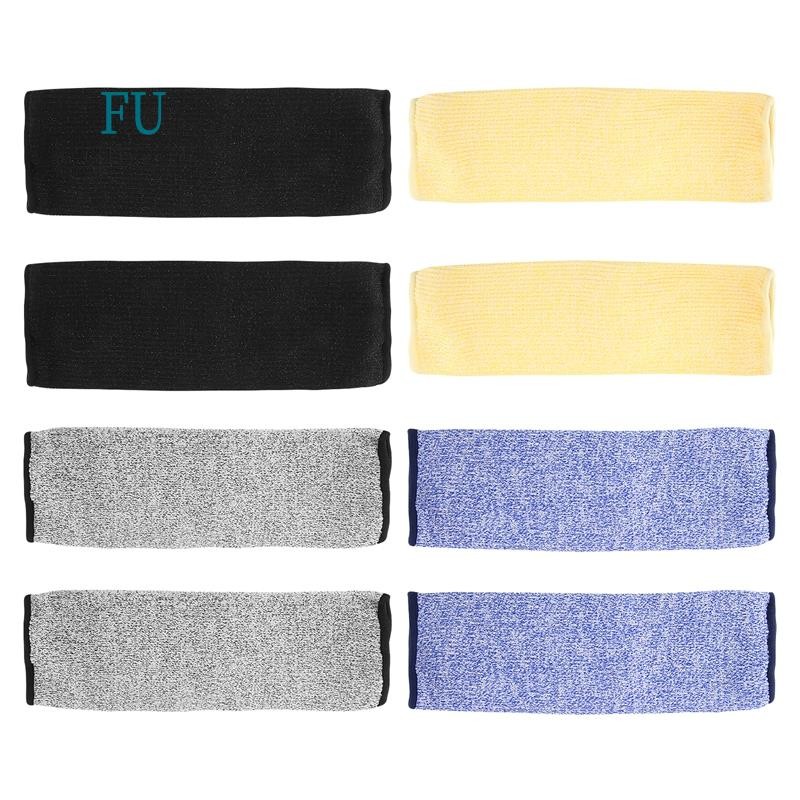 4 Pair Cut and Burn Resistant Sleeves Arm Protection Sleeves Forearm ...