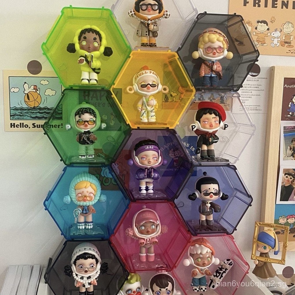 [5999Positive Review]Hexagonal Rhombus Model Display Box Transparent ...