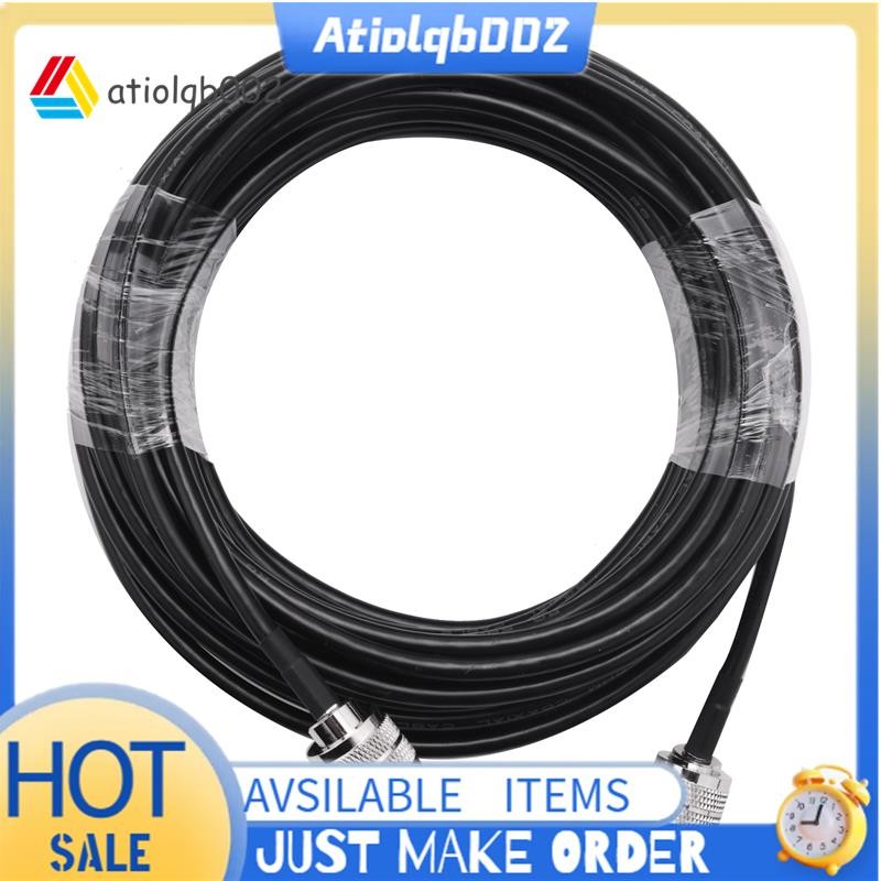 15M UHF Coaxial Cable RG58 Coax Cable PL259 Cable 50 Ohms CB Radio ...