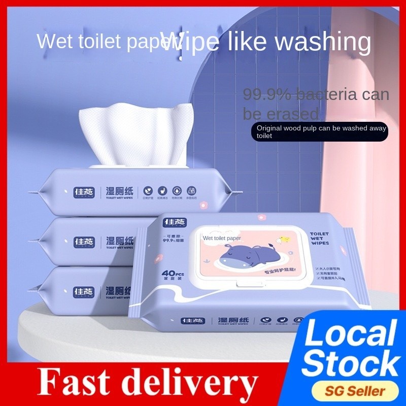 Flushable Toilet Wipes Wet Tissue paper High Quality湿厕纸 | Shopee Singapore