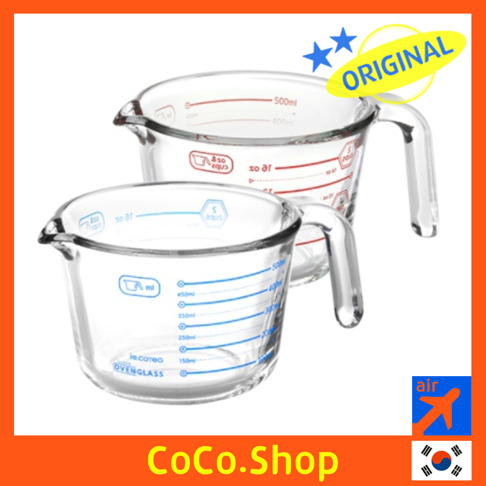 [IE.COREA] Super Oven Glass Pyrex Measuring Cup 500ml (2 Colors ...