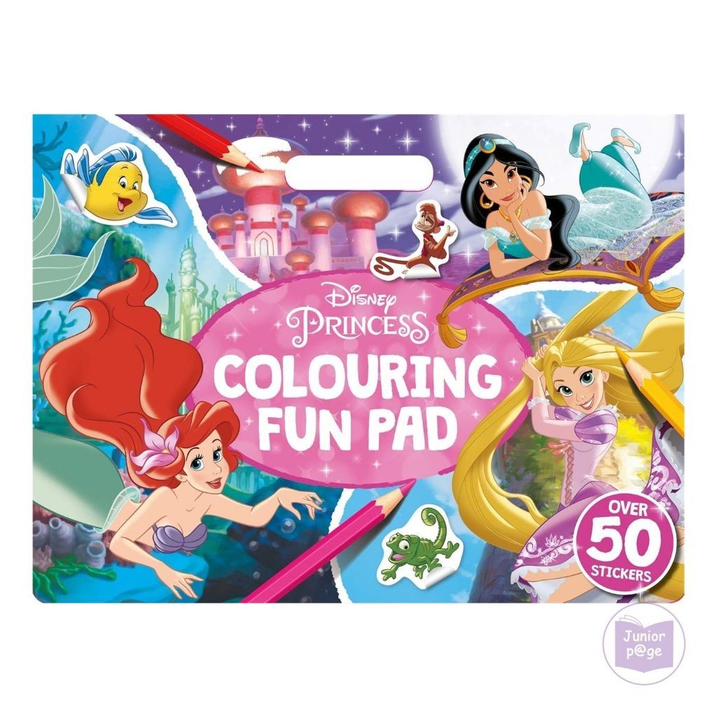PRINCESS: Colouring Fun Pad (Giant Colour Me Pad Disney) | Shopee Singapore