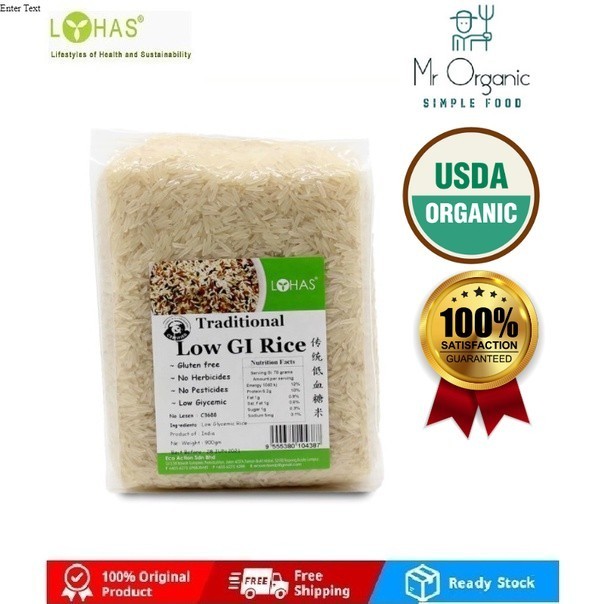 LOHAS Traditional Low GI Rice 传统低血糖米900g | Shopee Singapore