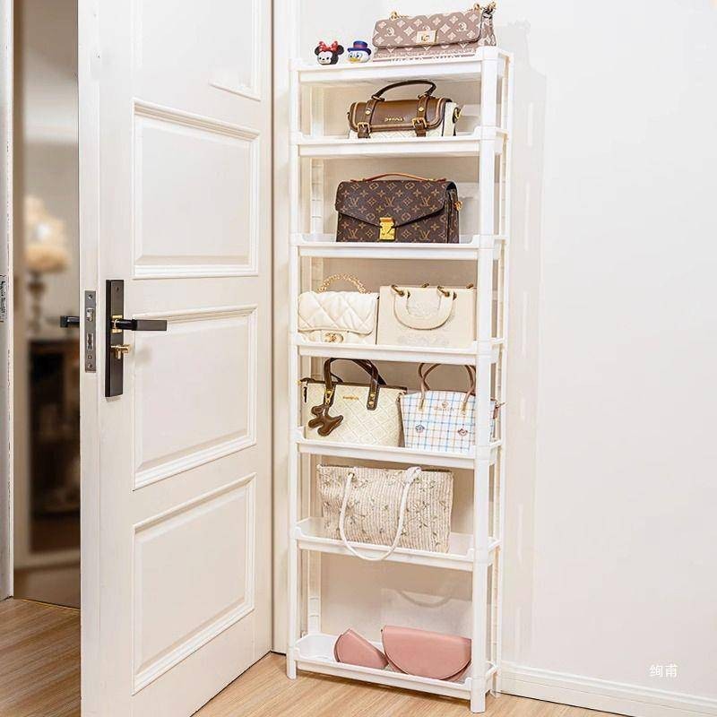 Bag Storage Rack bag rack bag organizer Behind Door Gap Storage Rack ...