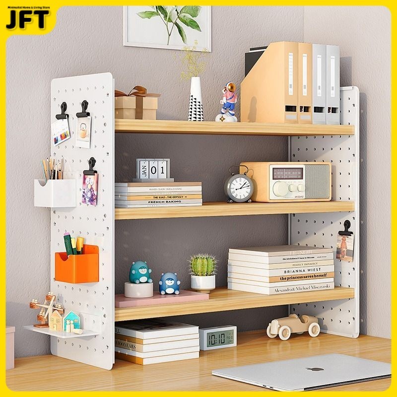 Desktop storage rack, study desk, iron art storage and organization ...