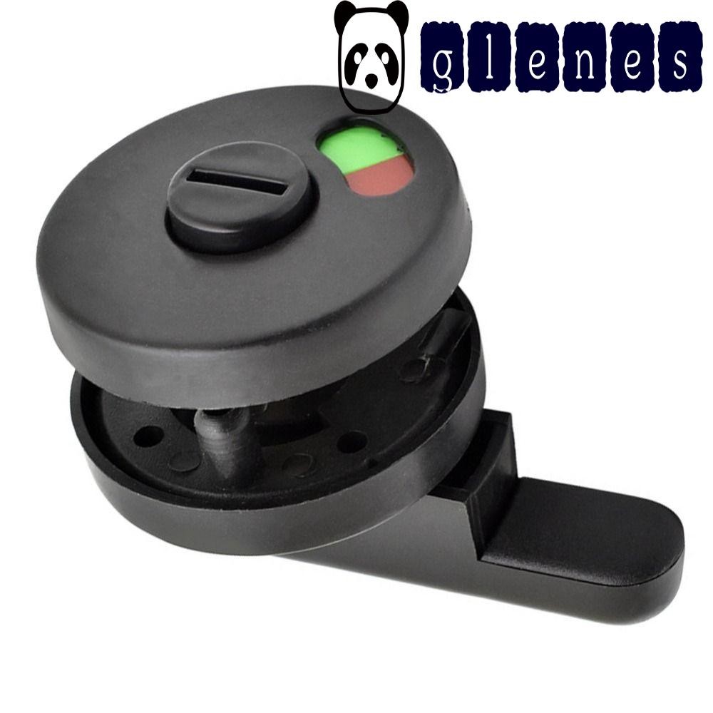 GLENES Bathroom Door Lock, Bolt Catch WC Lock, Universal Plastic ...