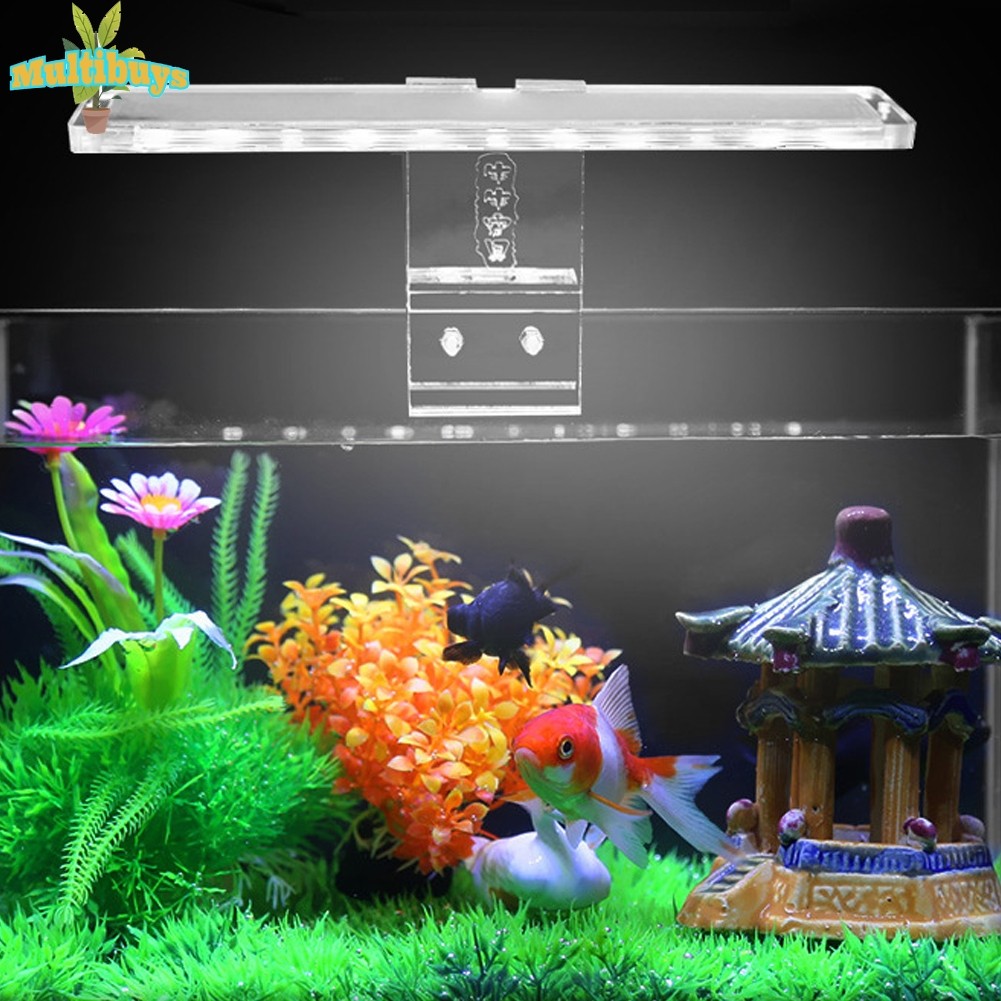 Aquarium Light Fish Tank LED Lamp Clip-On Bracket Light Acrylic USB for ...