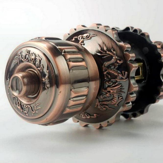 Antique Spherical Lock Chinese Style Dragon Ball Indoor Wooden Door ...