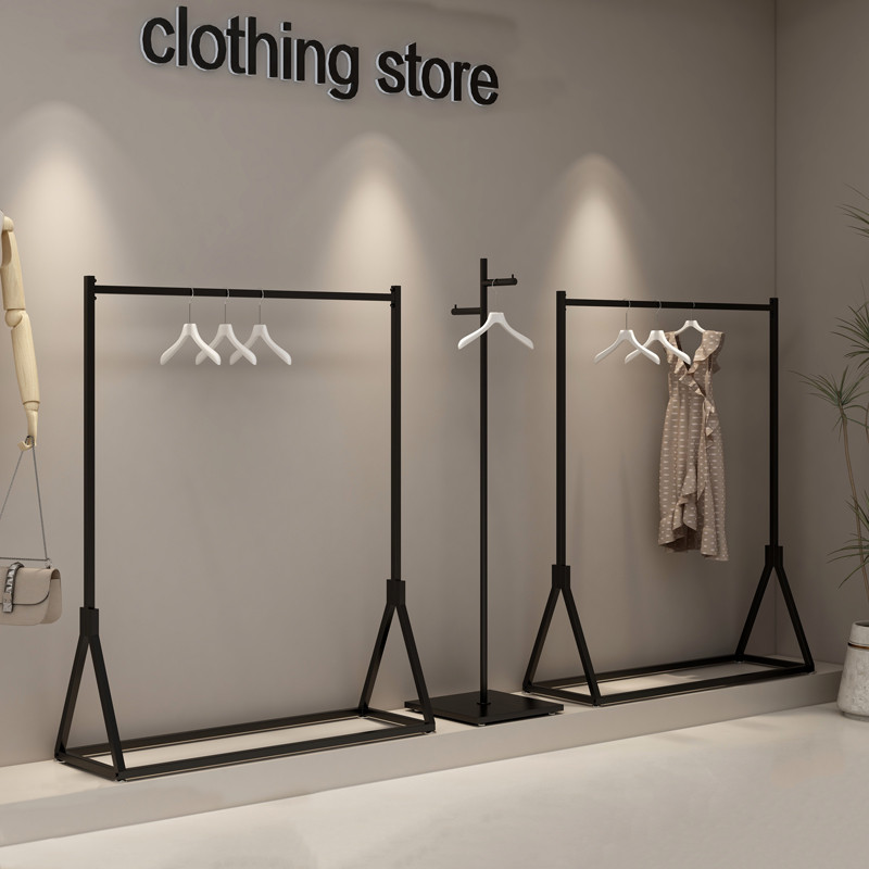 Clothing Store Hanger Display Rack Floor-standing Women's Clothing ...