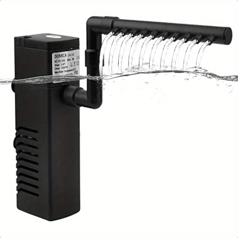 Internal Aquarium Filter with Aeration System in One Built-in Filter ...