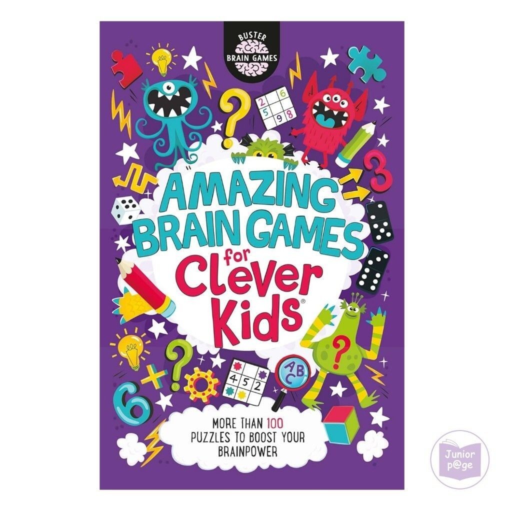 Amazing Brain Games for Clever Kids (Buster Brain Games) | Shopee Singapore