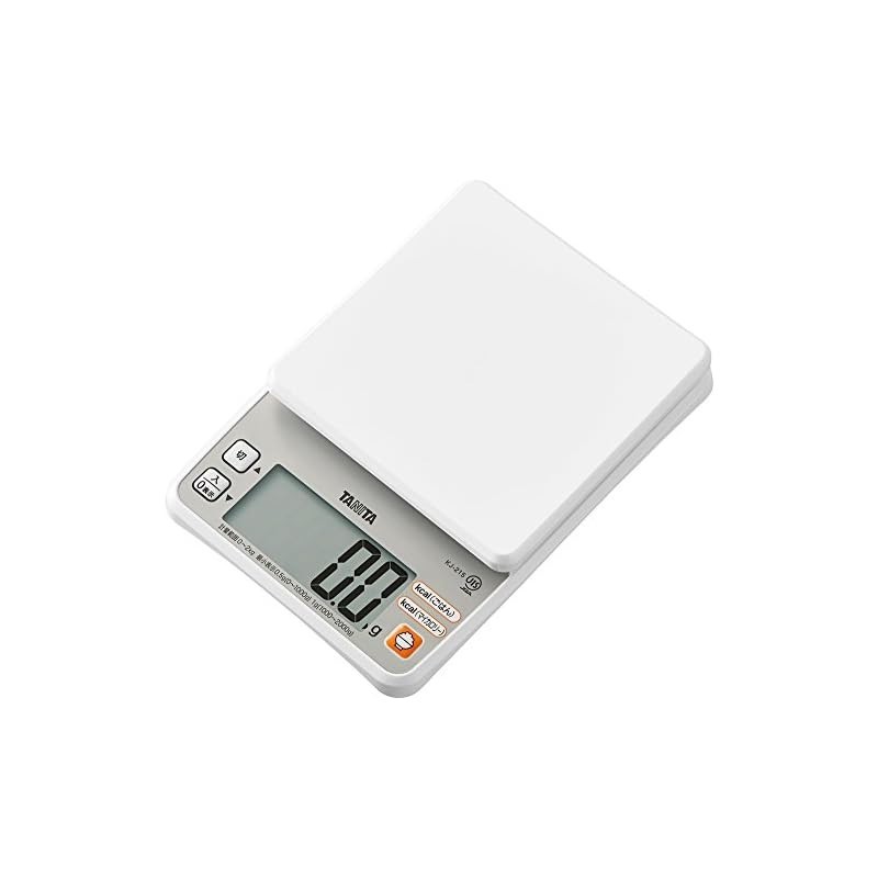Tanita Kitchen Scale Digital 2kg 0.5g Increment KJ-215 WH - Measures ...