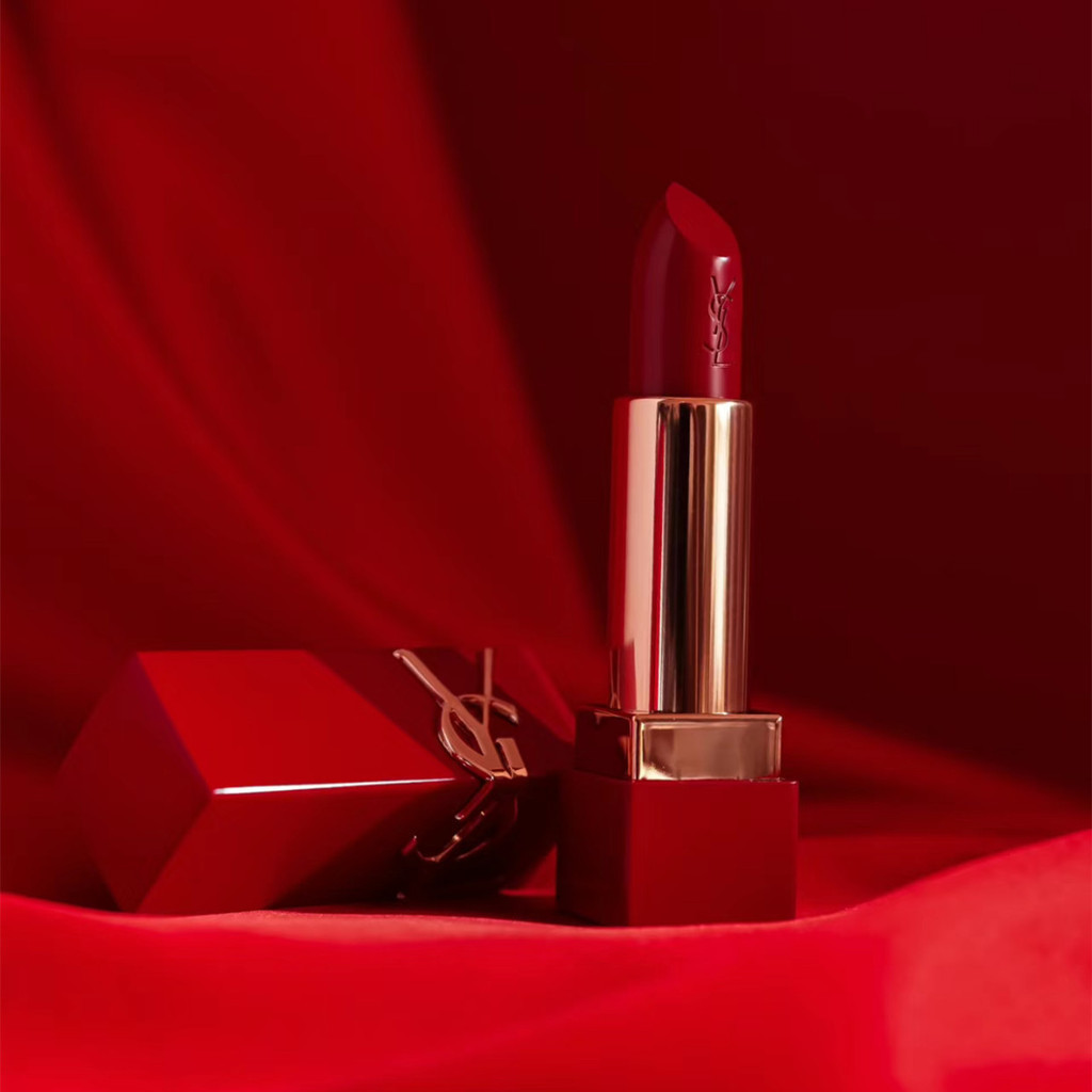 YSL Yves Saint Laurent 2024 New Year Limited Square Tube Lipstick NM Naked Muse RM Red Muse ...