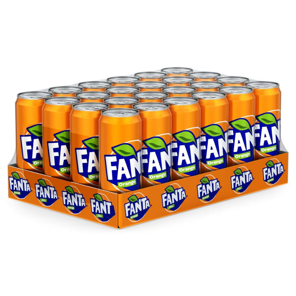 [Bundle of 12/24] Fanta Soft Drink Assorted Flavours 320ml Cans/500ml ...