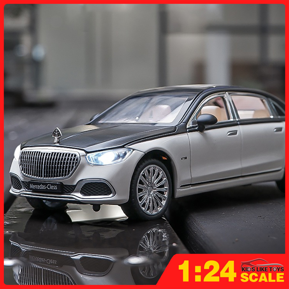KLT 1:24 Maybach S680 Metal Alloy Toys Car Model Diecast Vehicle For ...