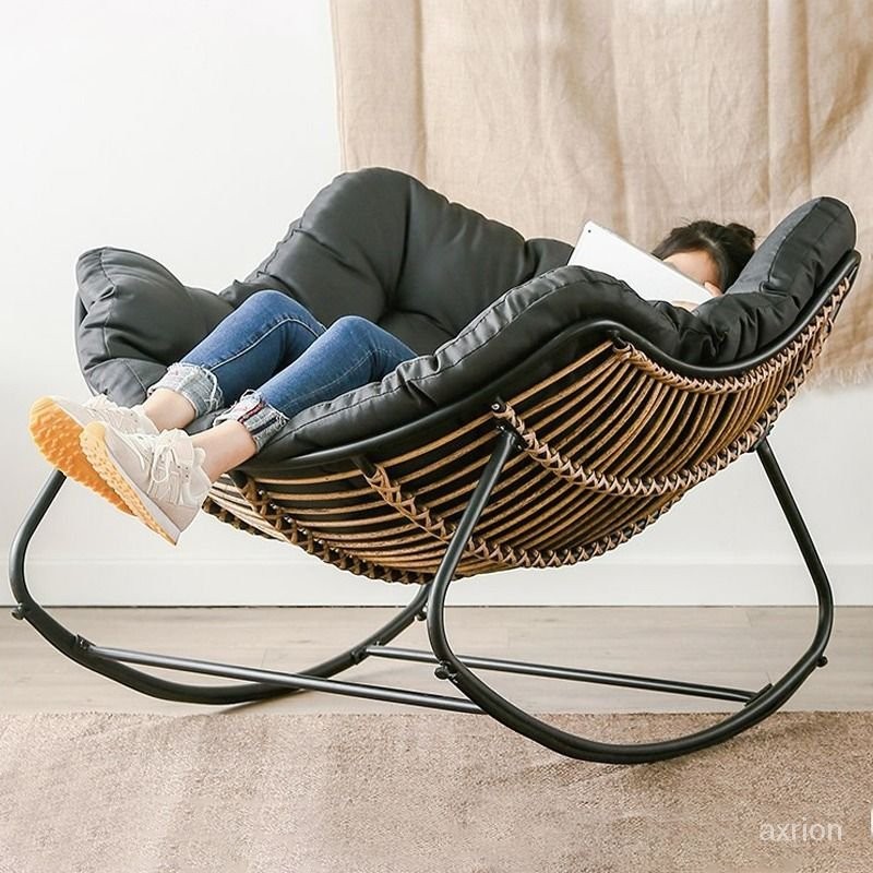 Purple Leaf Lina Rocking Chair Single Rocking Chair Net Red Sofa ...