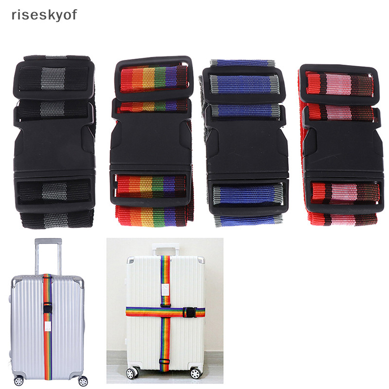 riseskyof Luggage Strap Cross Belt Packing 180CM Adjustable Travel ...