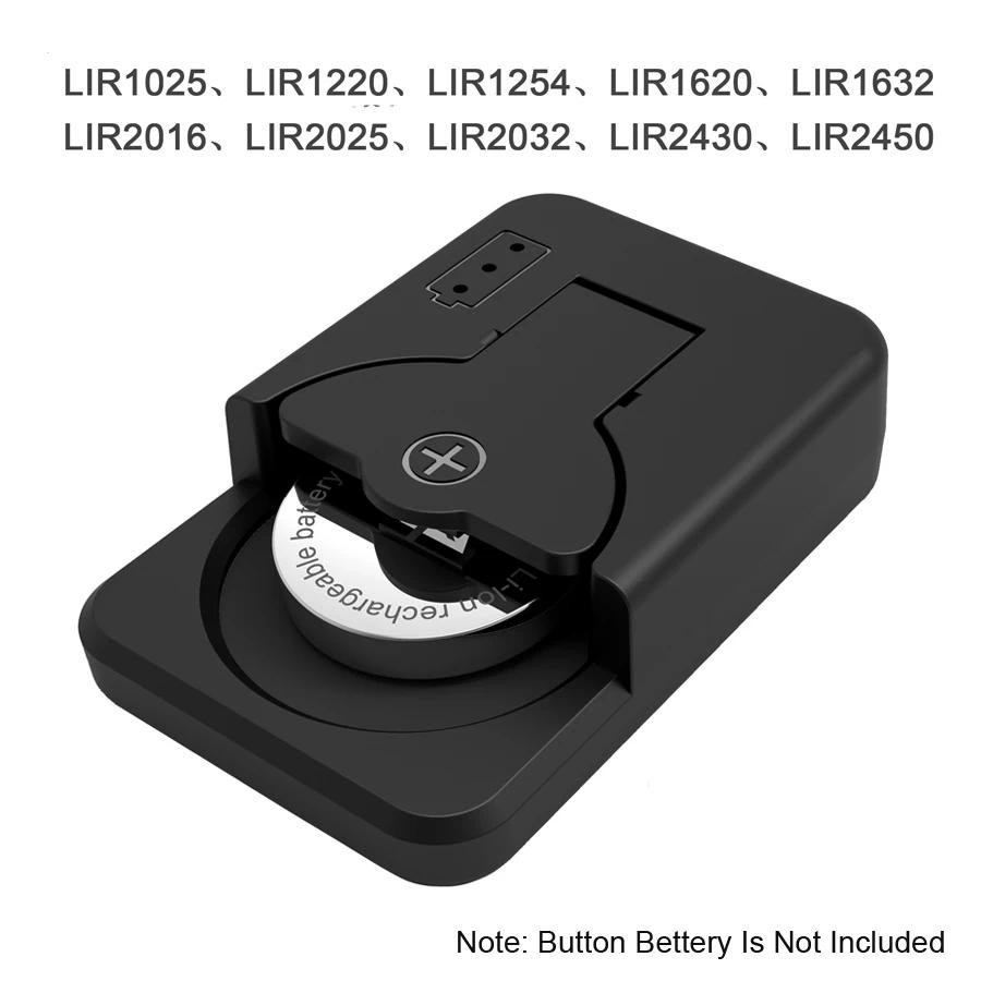 Mini Button Battery Charger 4.2V Smart Type-C Rechargeable Li-ion ...