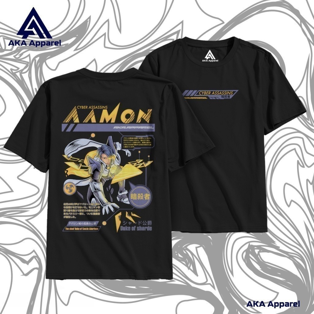 fashion aka 2025 Kaos Mlbb Amon Cyber Assassin T-shirt (microfiber T ...