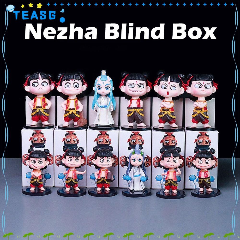 TEASG Nezha Box, Cartoon Ne Zha 2 Series Nezha Ao Bing Ornaments, Nezha ...