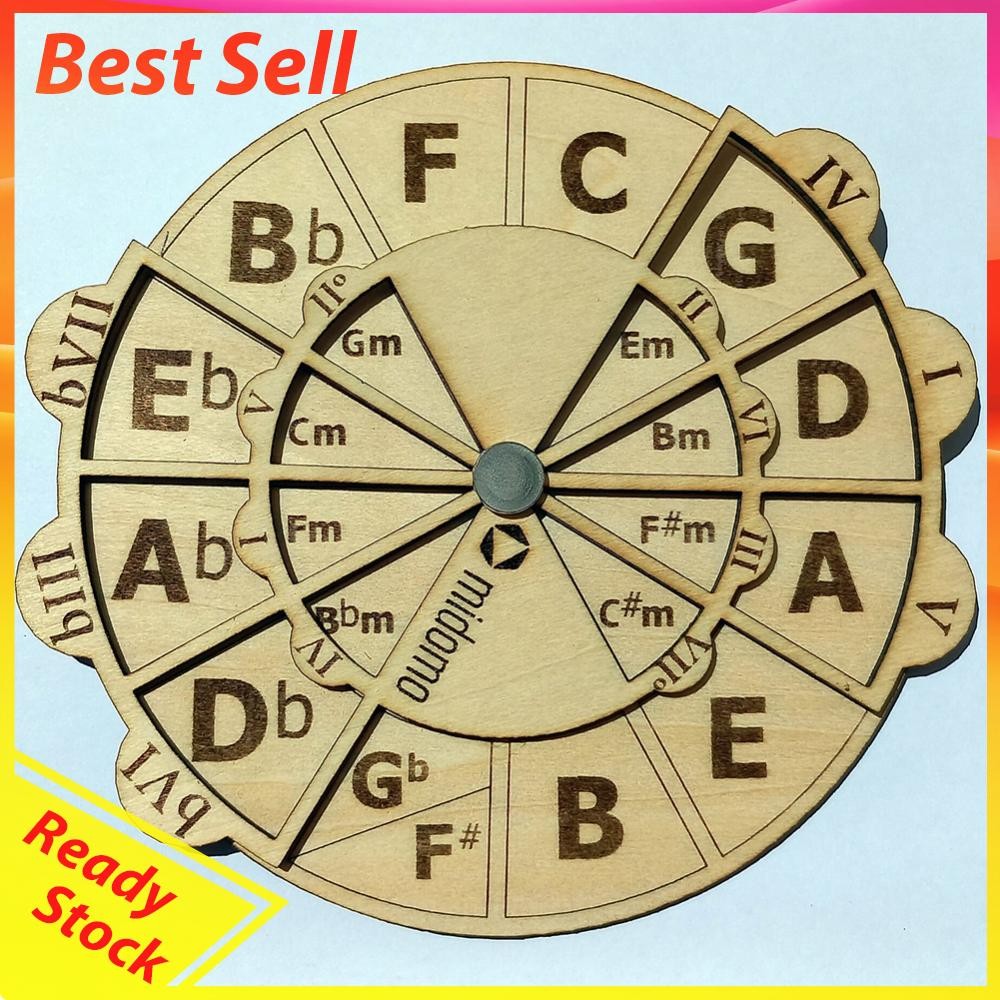 Musical Educational Tool Round Rotating Disk Melody Tool for Guitar ...