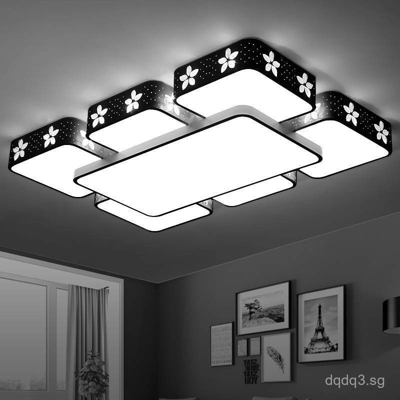 led Ceiling Light Rectangular Living Room Light Elegant Modern Simple ...