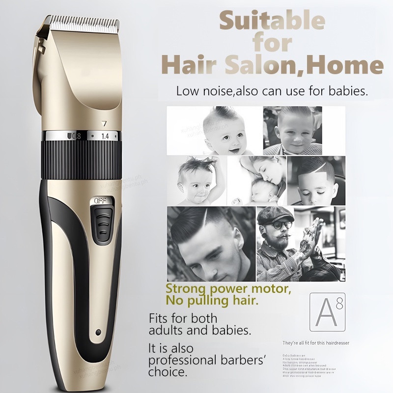 Hair Clipper Rechargeable Trimmer Men Beard Trimmer Cutting Machine cutter shaver cordless cut ...