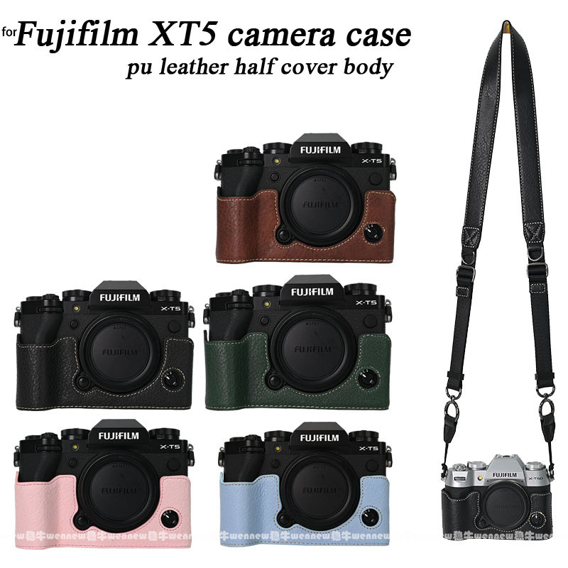 PU Leather Casing for Fujifilm XT5 Camera Case Bag Half Body Cover ...