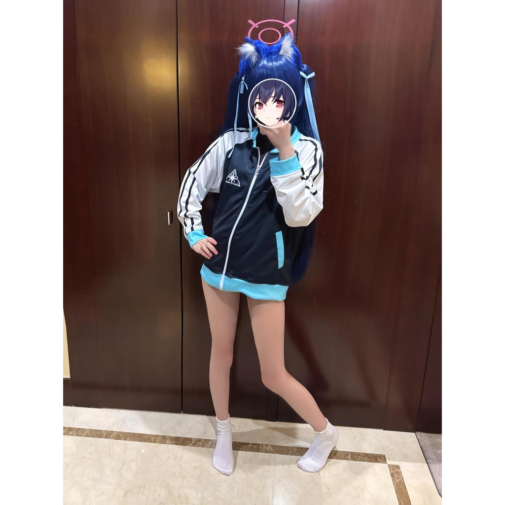 Sunaookami Shiroko cosplay jacket Kuromi Serika cosplay blue archive ...