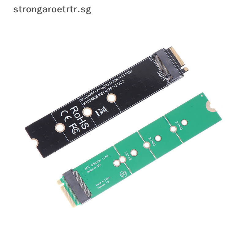 Strongaroetrtr M.2 SATA/NVME PCI-E Protocol SSD Adapter Board Expansion ...
