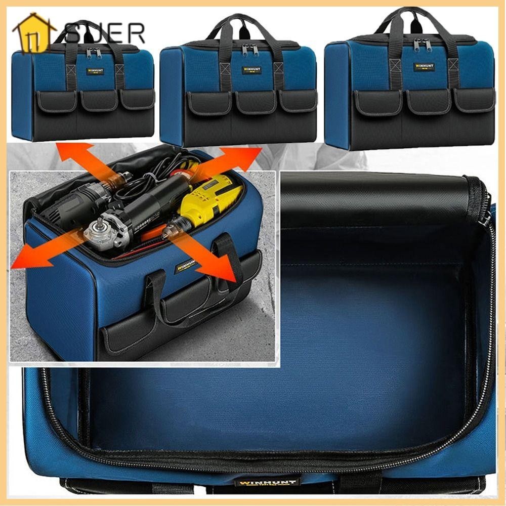 SUER Toolkit, Large Capacity Multi Pockets Square Tool Bag, High ...